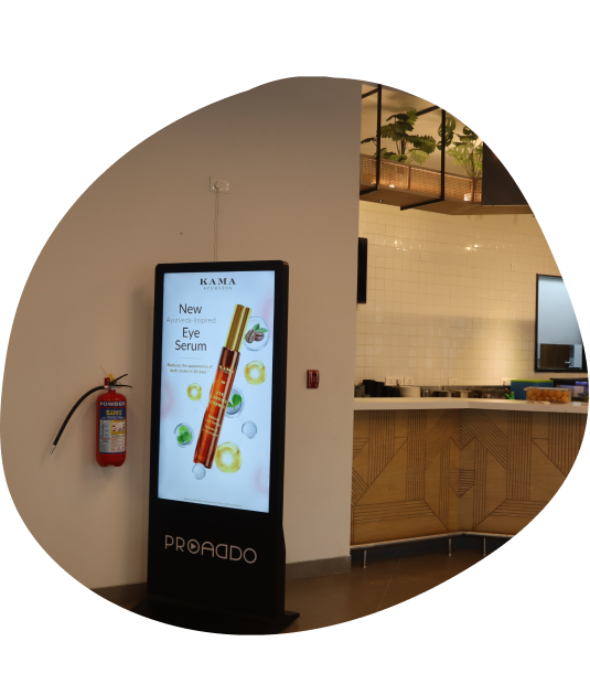 Customer engagement by Proaddo Digital Display Systems